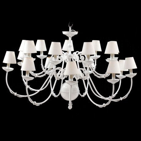 CEILING LAMP, 2000s, white painted metal. Lighting & Lamps - Ceiling ...
