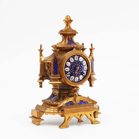 TABLE PENDULUM, yellow metal, France, 18/1900s. Clocks & Watches ...