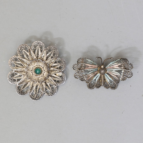 FILIGRAN, 2st, silver, 1900 tal. Silver & Metall - Silver - Auctionet