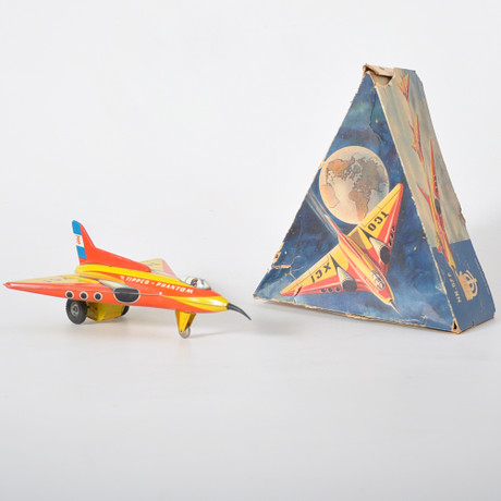 TIN TOY/GERMANY FRICTION TIPPCO PHANTOM SPACE/AIRPLANE TCO XC1. Toys ...