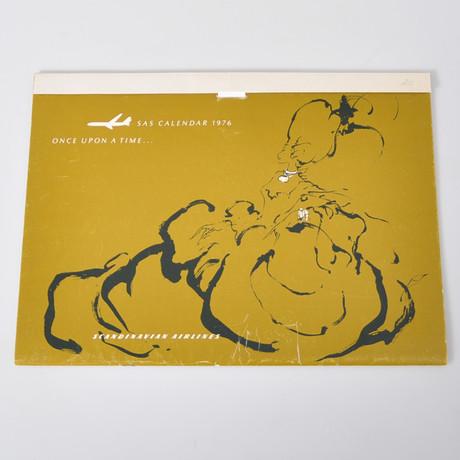 KALENDER, SAS 1976. Konst - Övrigt - Auctionet
