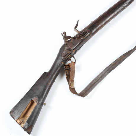 Fusil de chispa, hombre común, siglo XVIII. Armas y militaria - Armas ...