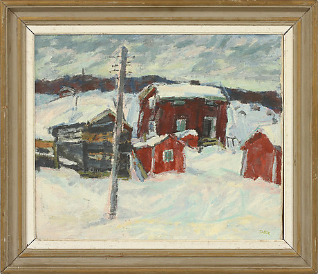 HERMANN TALVIK. Oil on canvas, signed. Art - Paintings - Auctionet