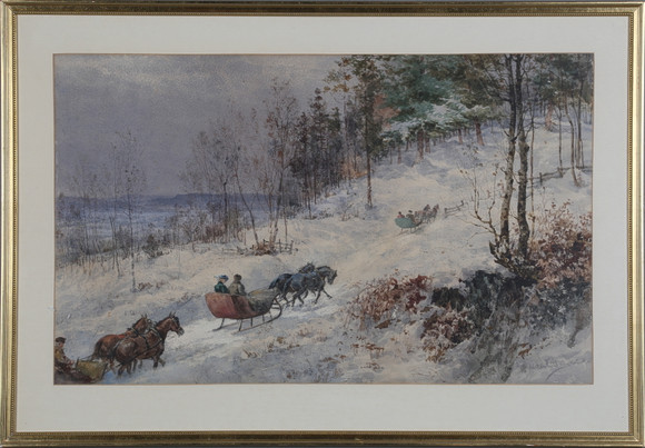 ALLAN EDSON. akvarell, signerad. Konst - Måleri - Auctionet