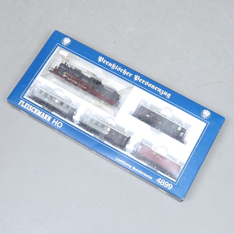 FLEISCHMANN 4899 Prussian Personenzug KPEV, original box. Toys - Auctionet