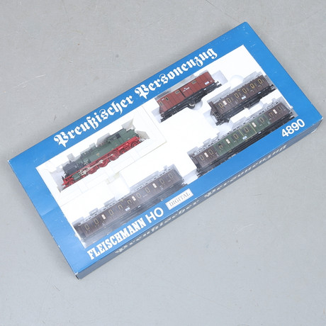 FLEISCHMANN 4890 train set with KPEV steam locomotive T18 and 4 ...