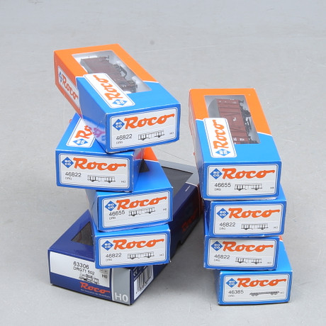 ROCO 63306 steam locomotive 71 and 8 freight cars, original boxes. Toys ...