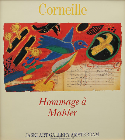 BEVERLOO CORNEILLE. Poster, "Corneille, hommage à Mahler", offset print ...