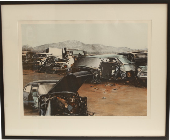 ULF WAHLBERG. Färglitografi, signerad och numrerad 208/230. Konst ...