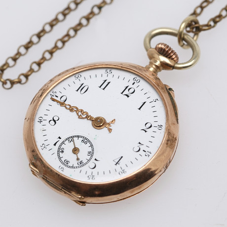 GRANDMOTHER'S WATCH, 14k gold, Avance Retard, early 20th century ...