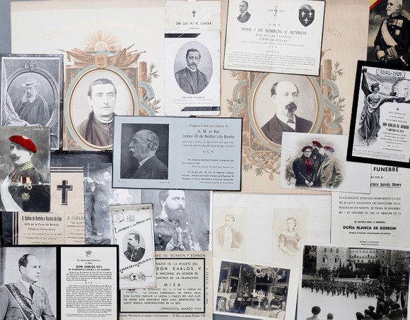 CARLISM: MEMORABILIA, 1869-1958. Photographs, commemorative cards and ...