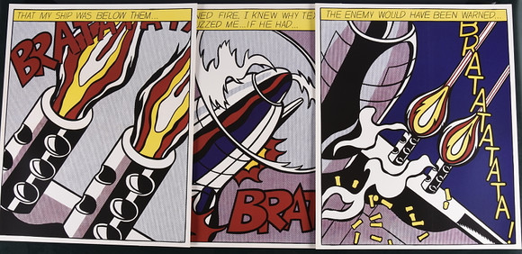 ROY LICHTENSTEIN. After. Offset, triptych. Art - Engravings & Prints ...