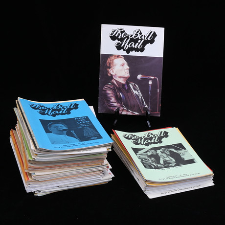 JERRY LEE LEWIS, Fan Club tidningar, ca 140 st. Böcker, Kartor ...