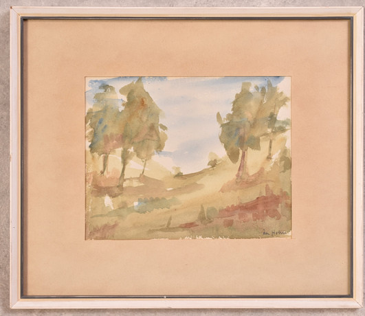 ÅKE HOLM. 1900-1980 watercolour, signed. Art - Paintings - Auctionet