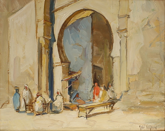 KNUT NORMAN. Oil on Board, signed. Art - Paintings - Auctionet