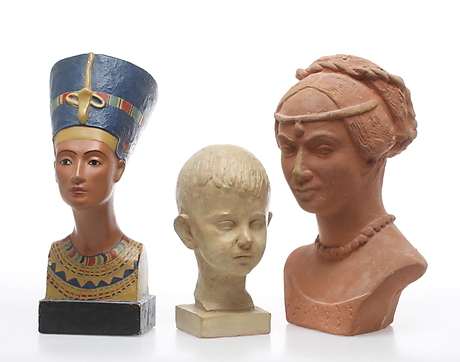 BYSTER, 3 pcs, 1900s. Art - Sculptures & Bronzes - Auctionet