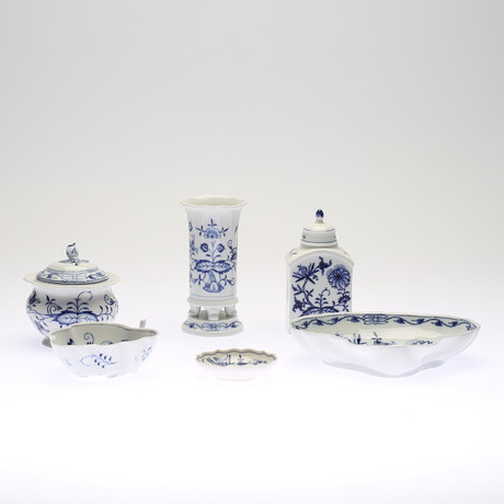 PORCELAIN OBJECTS, 6 pieces, Meissen. Ceramics & Porcelain - European ...