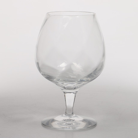 COGNAC CUPS, 12 pieces, "Chateau", Bertil Vallien, Kosta Boda. Glass ...