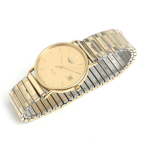 LONGINES, armbandsur, quartz, cal. L 156.2 (ETA 255.411), boett av 18K ...