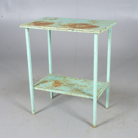 PLANTING TABLE, painted metal, industrial design. Furniture - Garden ...