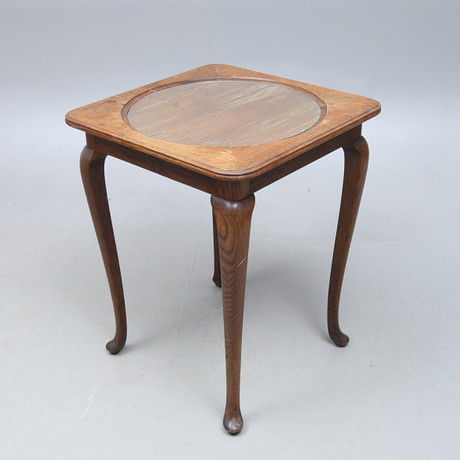 COFFEE TABLE, with recessed glass top, rococo style, first half of the ...