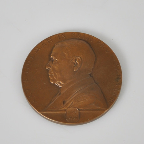 SVENSK FRIMURARMEDALJ ARVID LINDMAN. Mynt, Medaljer & Frimärken ...