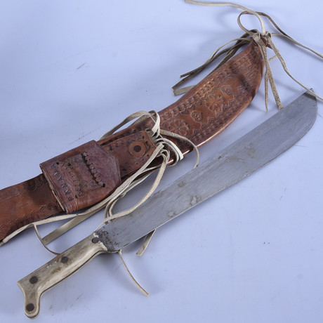 KNIFE IN LEATHER CASE, Panama, 1900s. Weapons & Militaria - Edged ...