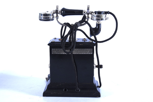 TISCHTELEFON, Bakelit und Metall, Werkstatt der Royal Telegraph Agency ...