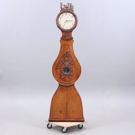 RELOJ DE PISO, modelo curvo, CJ Rundblom, siglo XIX. Relojes - Relojes ...