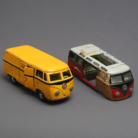 TIPPCO TCO-020 VW mail bus, yellow, Western Germany. Toys - Auctionet