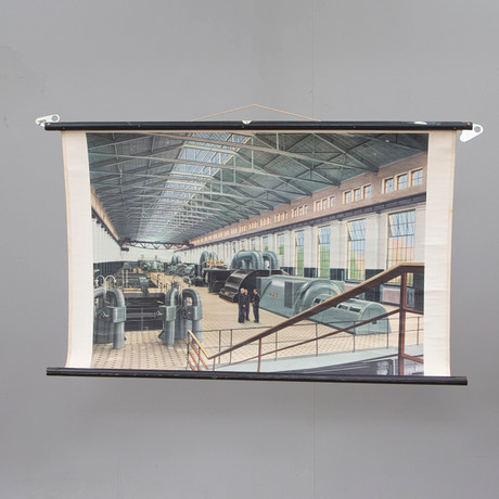 POSTER, Kraftwerk, Stuttgart, Germany, early 20th century. Art - Other ...