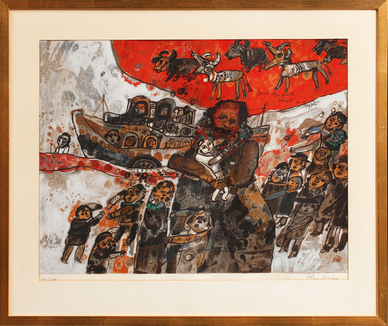 THEO TOBIASSE. Color lithographs, 10 pcs, from the suite "Diaspora ...