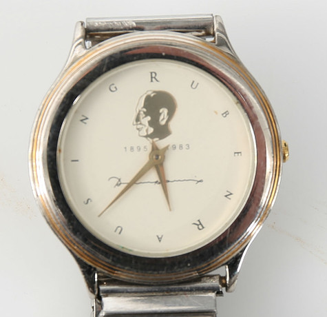 ARMBANDSUR, Memorial watch, men's, stainless steel, mechanical, Ruben ...