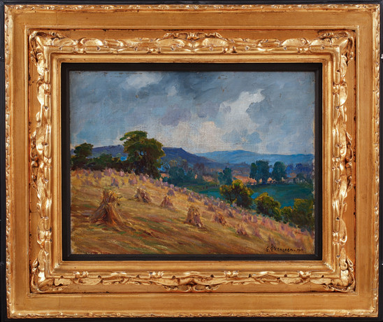 ERIC EKENGREN, landscape, oil on Board, signed and dated 1914. Art ...