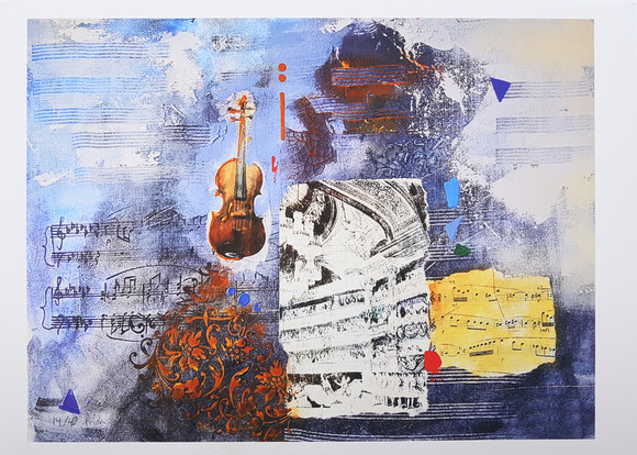 FRIDA JOHANSSON. Symphony, giclée print no. 14/40, signed. Art ...