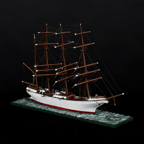 MODEL SHIP, four-masted barque. Collectables - Technica & Nautica ...