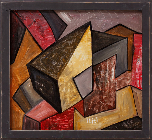 VIVO TITOV. "Inside", acrylic on Board, signed and dated 2017. Art ...