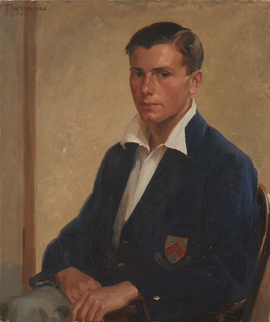 JAMES P BARRACLOUGH. Portrait, oil on canvas, signed. Art - Paintings ...