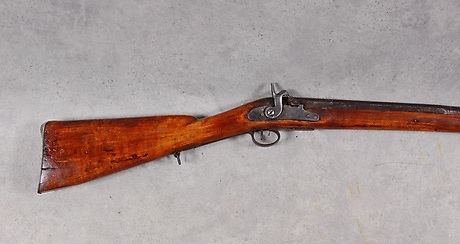 BATCH LOCK RIFLE, hunting, 19th century. Coins, Medals & Stamps - Auctionet