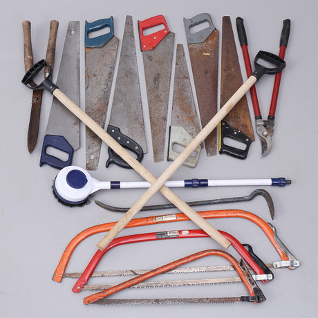 TOOLS, hand saws, pruning shears, crowbar etc., Sandvik, Jack ...