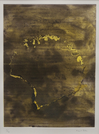 CURT ASKER. Composition, color etching no. 11/49, signed. Art ...