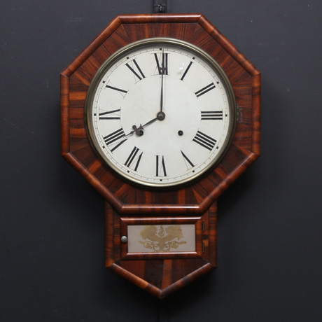 WALL CLOCK, A Welch Mfg Co, USA, circa 1900. Clocks & Watches - Wall ...