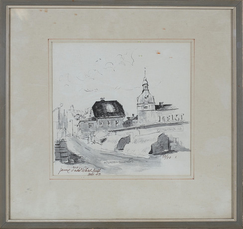 Lote de dibujos/acuarelas/caricaturas, 16 piezas, siglo XX. Arte ...