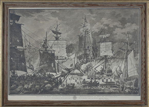 LOUIS JEAN DESPREZ. etsning. Dedié a son altesse royale Monsigneur le ...