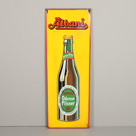 EMALJSKYLT, "Odense Pilsner", Albani Bryggerierna, Danmark. Övrigt ...