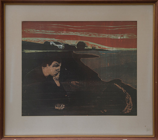 TRYCK efter Edvard Munch, 1900-tal. Konst - Övrigt - Auctionet