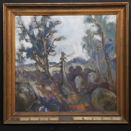 MARTIN LINDSTRÖM. Oil on canvas. Signed and dated 1947. Art - Paintings ...