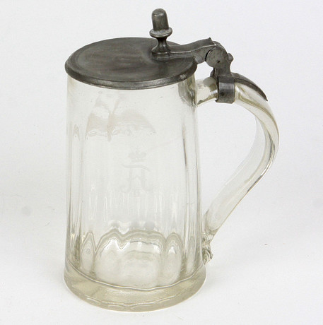 MONOGRAM PITCHER TSAR NICHOLAS II. Glass - Other - Auctionet