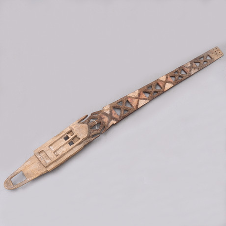 SIRIGE MASK/part of, Dogon, Mali, woodcut and pigmented, first half of ...