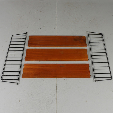 STRINGHYLLA, teak, 1950/60-tal. Möbler - Skåp & Hyllor - Auctionet